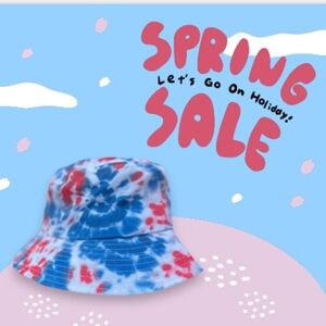 Accessories | Labor Day Red White And Blue Tyedye Bucket Hat | Poshmark